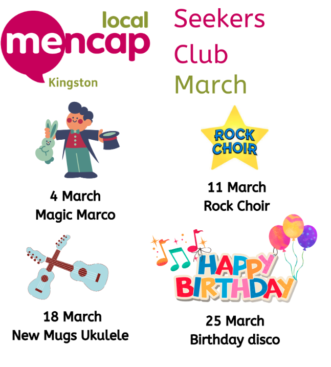 Seekers Club - for adults aged 18 and over - Kingston Mencap